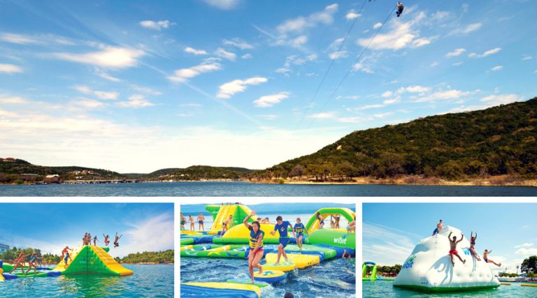 A Floating Adventure Water Park Opens On Lake Travis